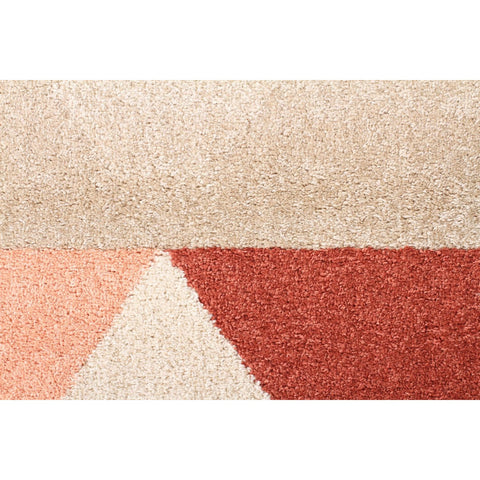 Lima Multi Coloured Triangle Geometric Patterned Modern Runner Rug ...