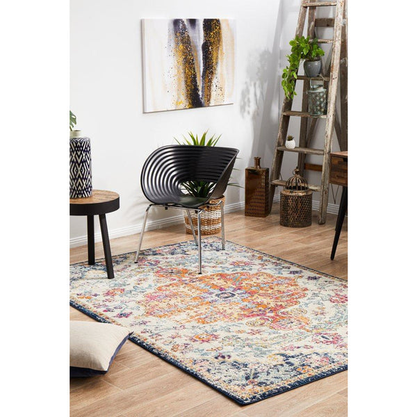 Murias Transitional Multi Coloured Designer Rug – Rugs Of Beauty