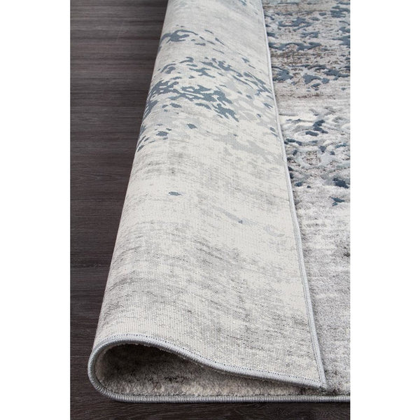 Elizabeth 331 Grey Blue Beige Abstract Patterned Modern Rug – Rugs Of ...